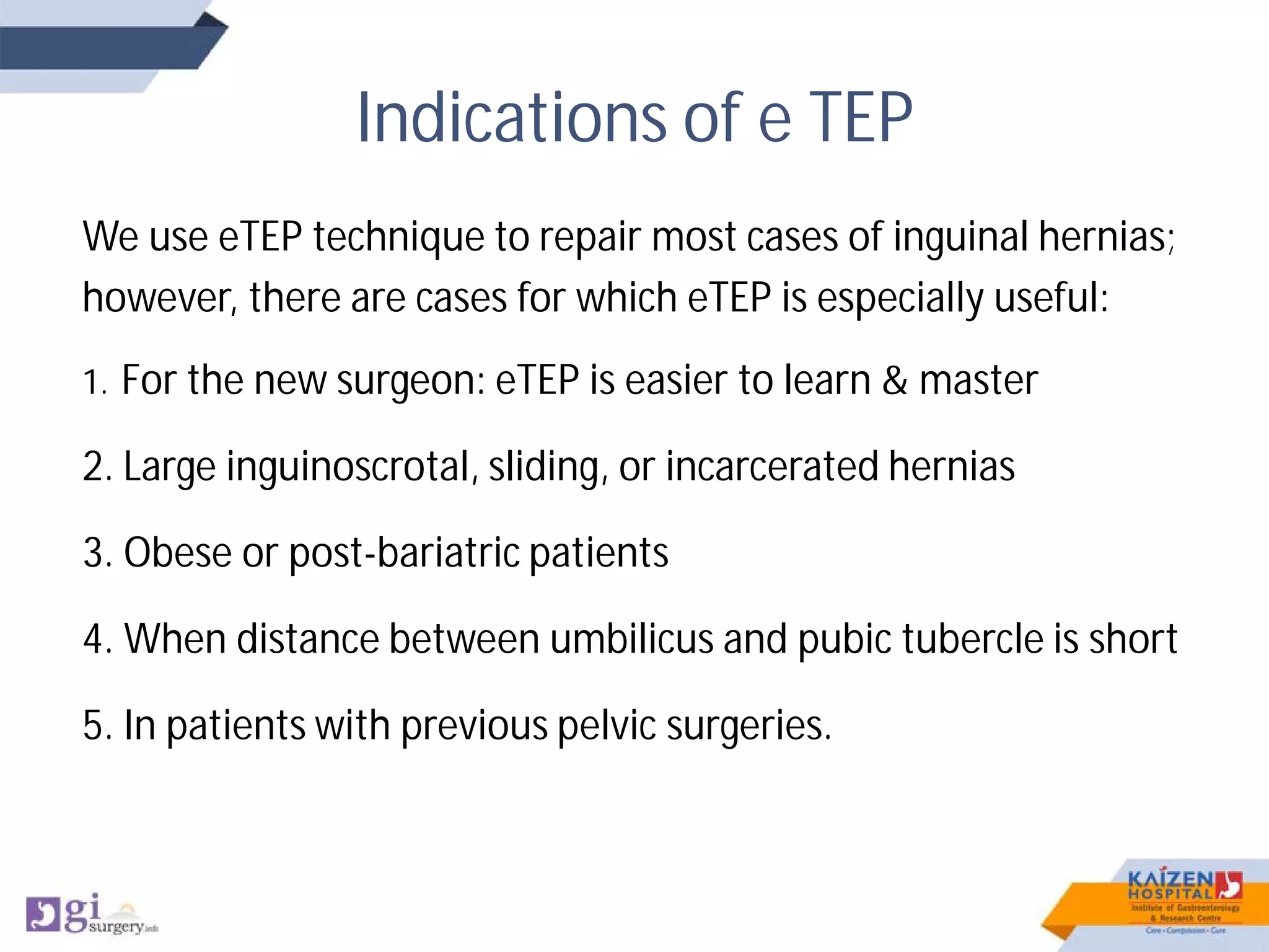 eTEP_for_Inguinal Hernias_Dr_Sanjiv_Haribhakti_www.gisurgery.info (1 ...