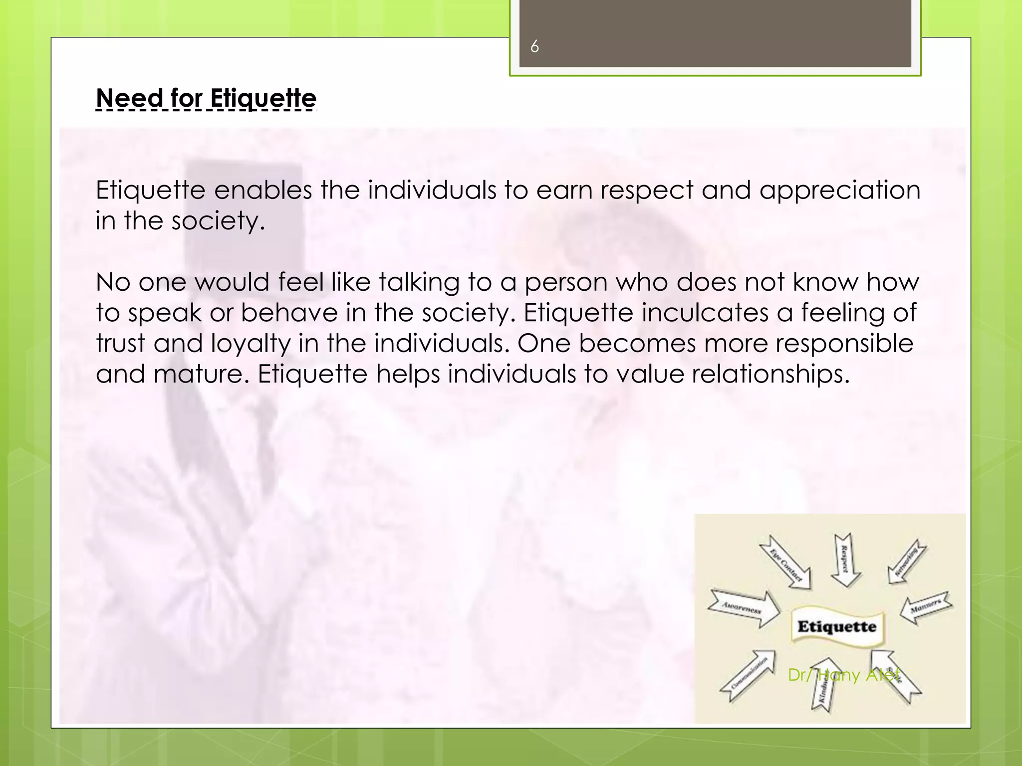 Etiquette and Protocol ch 1 p1 | PDF