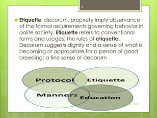 Etiquette and Protocol ch 1 p1 | PDF | Parenting Babies and Toddlers ...
