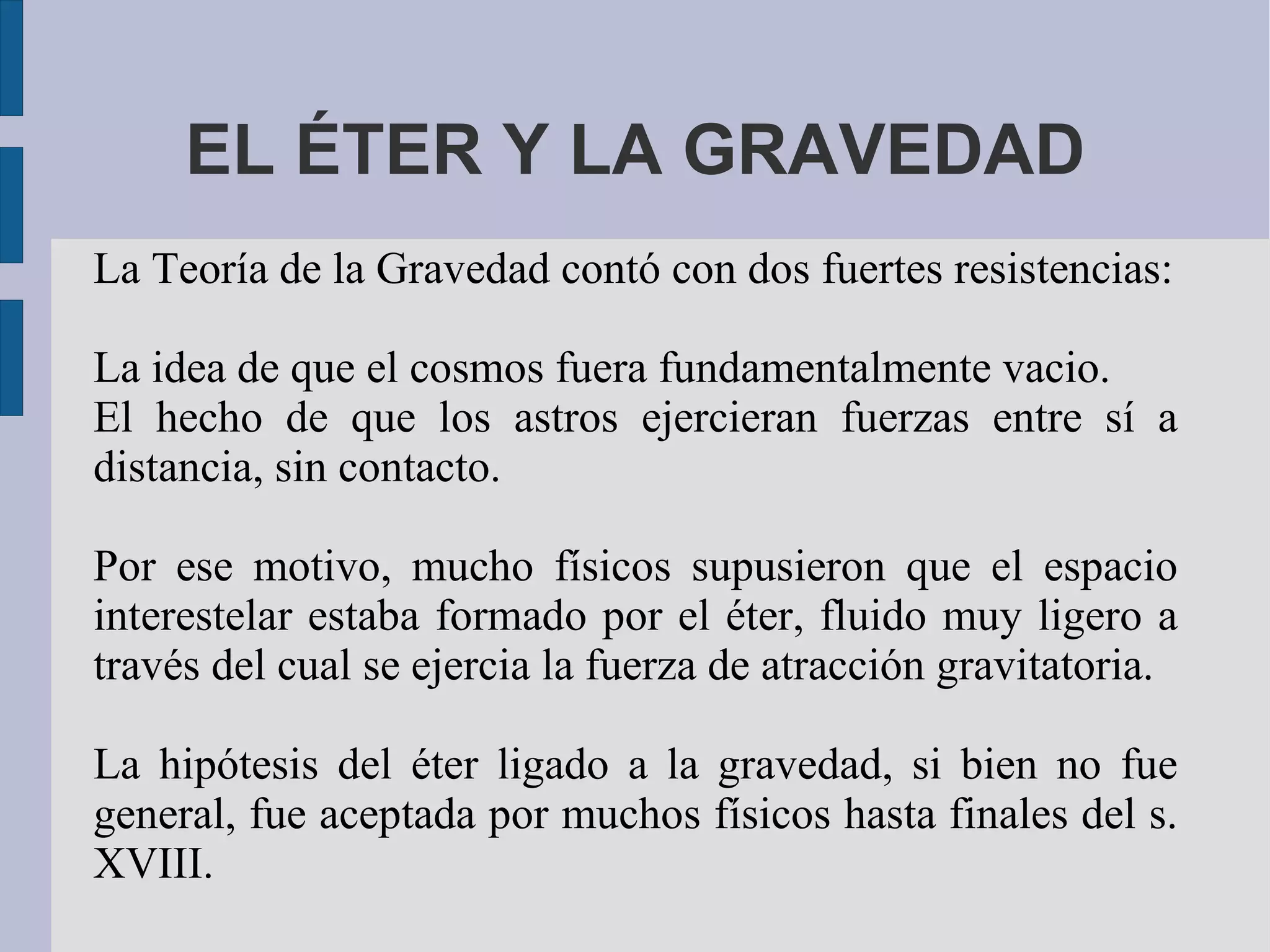 Historia del eter | PPT