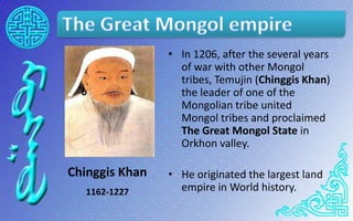 Mongolia of the eternal blue sky | PPTX