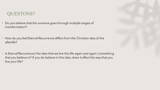 Eternal recurrence powerpoint! (2) | PDF