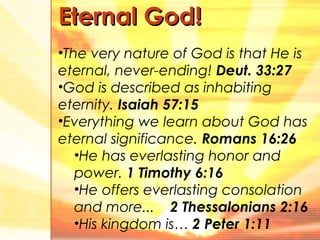 Eternal Things! | PPT