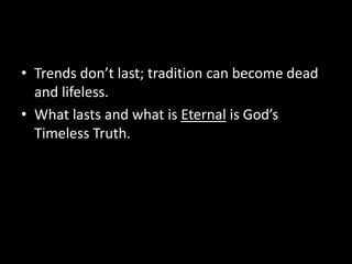Eternal vs temporal slides | PPTX | Christianity | Religion & Spirituality
