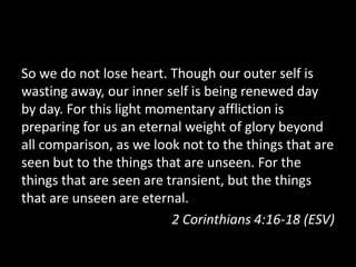 Eternal vs temporal slides | PPTX | Christianity | Religion & Spirituality