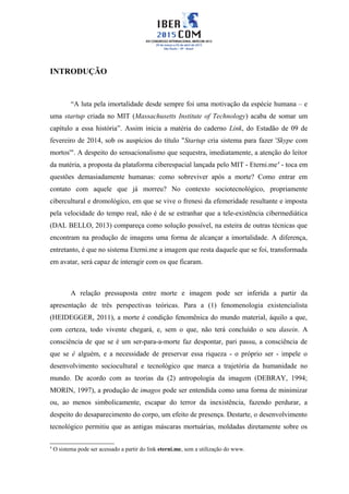 Eterni.me: a tele-existência após a morte | DOC