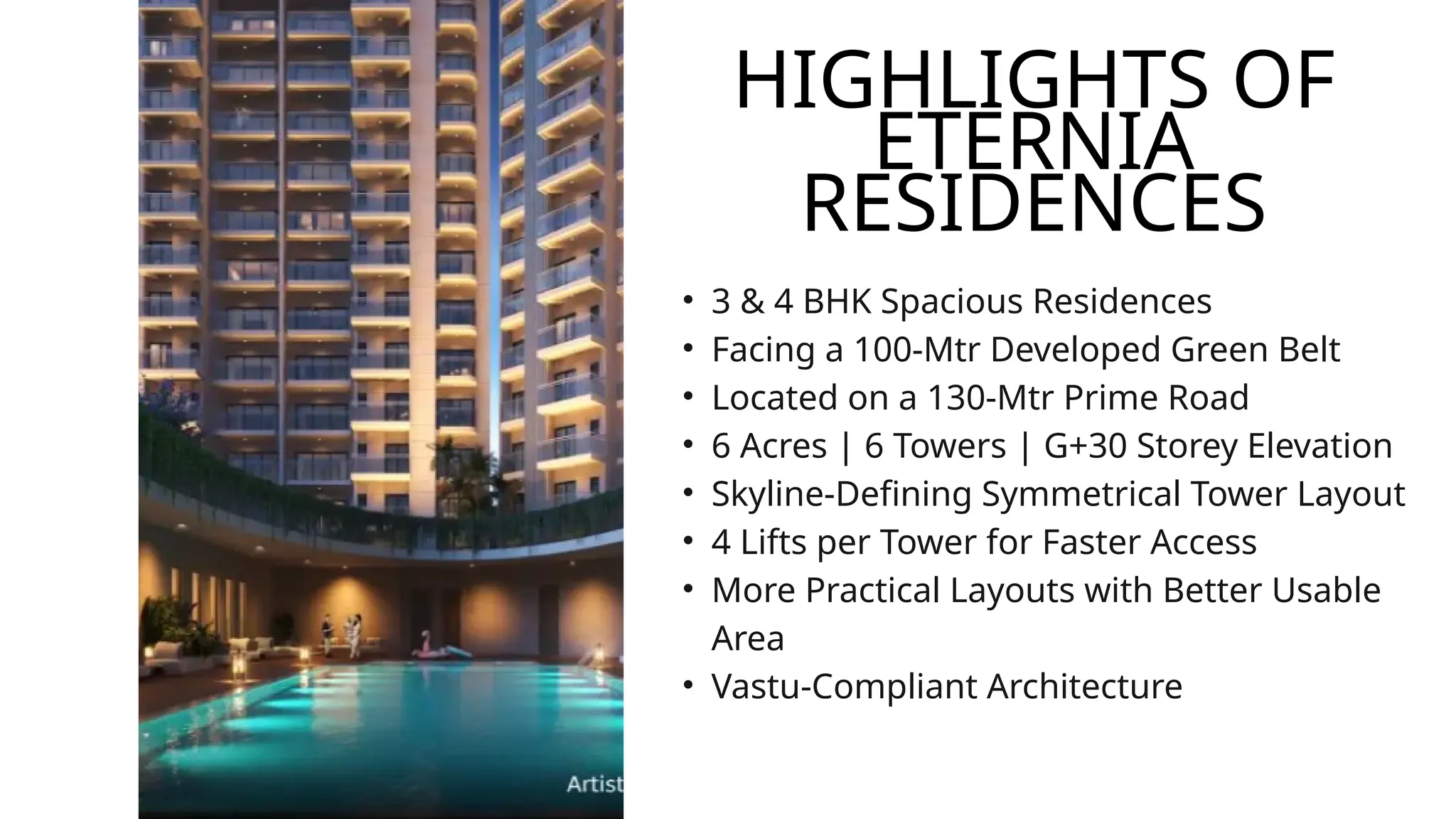 Eternia Residences Noida: Ultra‑Luxury Sky‑Line Living | PPTX