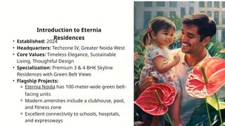 Eternia Residences Noida: Ultra‑Luxury Sky‑Line Living | PPTX