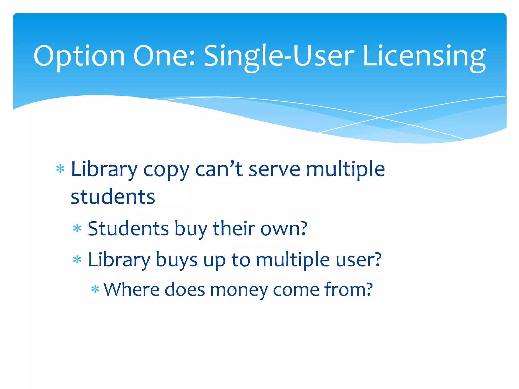 eBooks as Textbooks: Implications for Libraries and Publishers | PPTX ...
