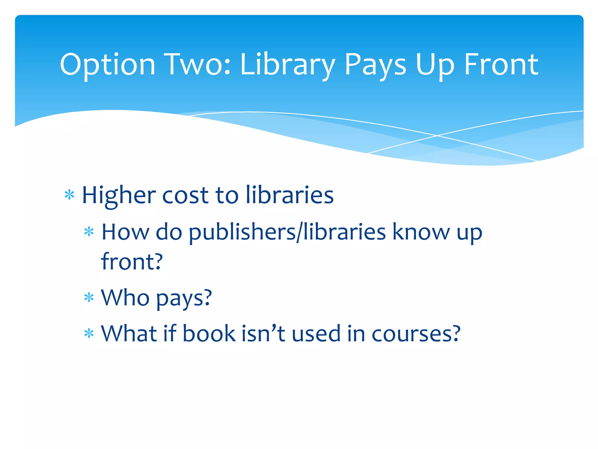 eBooks as Textbooks: Implications for Libraries and Publishers | PPTX ...