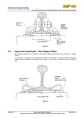 Etf 02-01 - use of resilient fastenings | PDF | Rail Travel | Travel Type