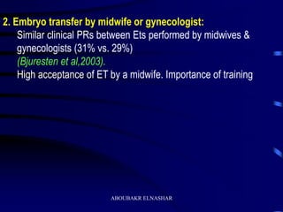 Factors affecting success of embryo transfer | PPSX