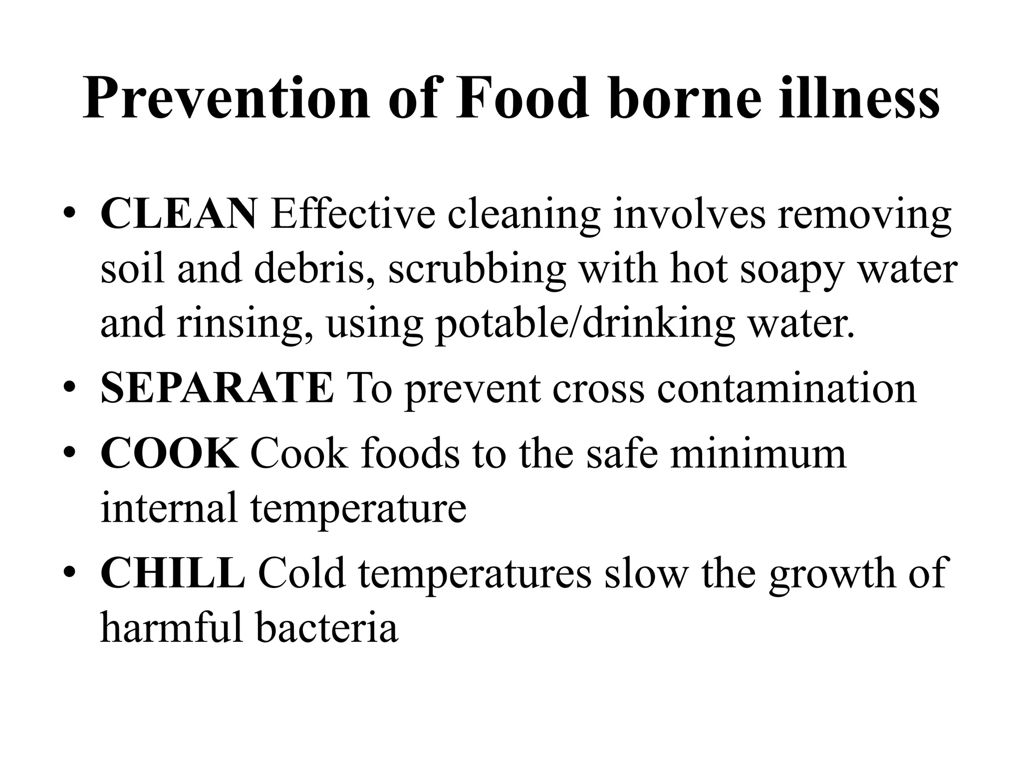food spoilage and food borne infections | PPTX