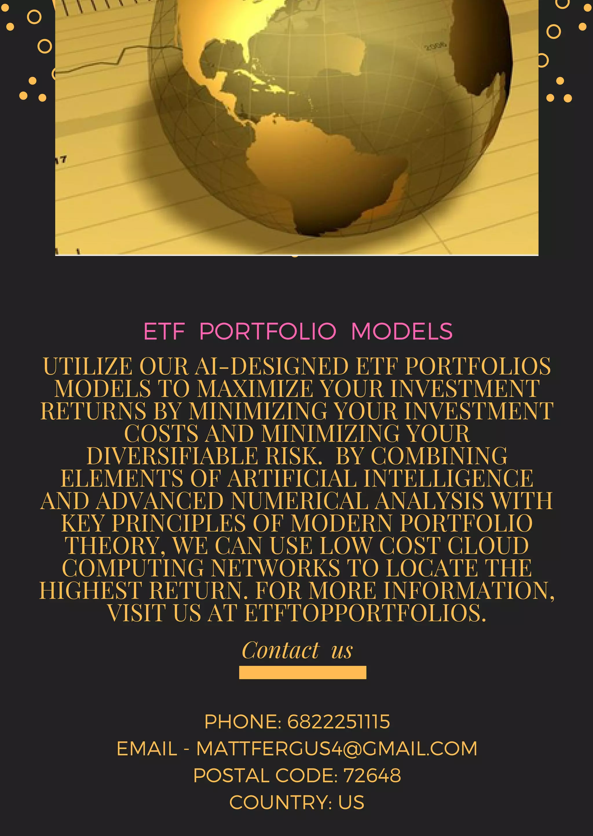 Etf portfolio models | PDF | Business | Business and Finance