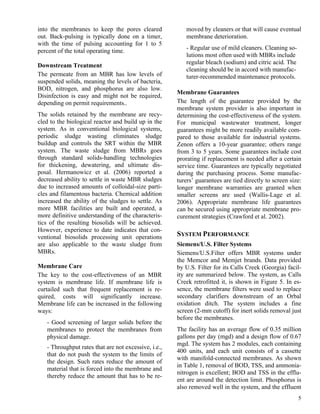 Etfs membrane bioreactors | PDF