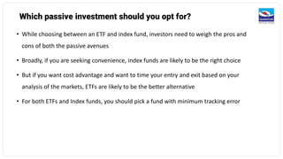 ETFs vs Index Funds | PDF