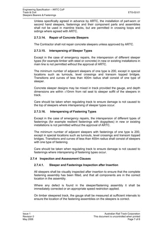 Etg 02-01 - sleepers, bearers and fastenings | PDF