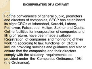 SECP(Security exchange&commission of Pakistan) | PPT