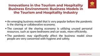 Entrepreneurship in Hospitality and Tourism | PDF