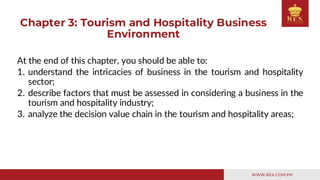 Entrepreneurship in Hospitality and Tourism | PDF