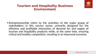 Entrepreneurship in Hospitality and Tourism | PDF