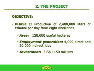 Ethacol Presentacion Power Point Del Proyecto | PPT
