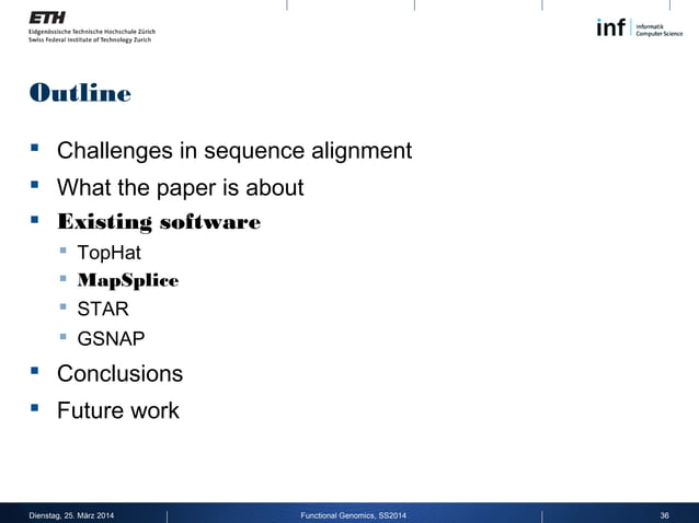 Systematic Evaluation Of Spliced Alignment Programs For Rna Seq Data Ppt