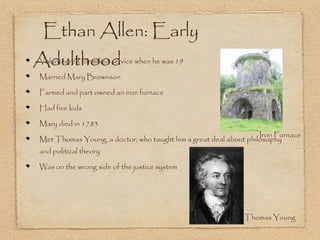 Ethan alee and the green mountain boys | KEY