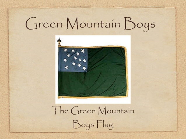 Ethan alee and the green mountain boys | KEY