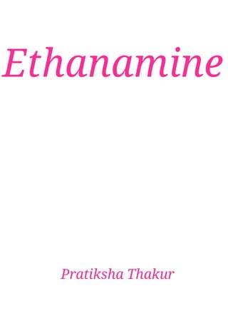 Ethanamine | PDF