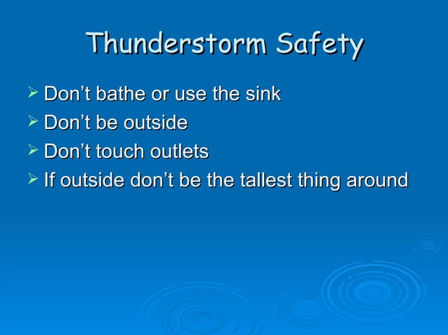 Weather Safety | PPT