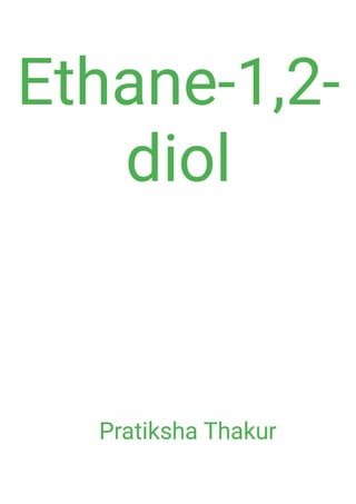 Ethane-1,2-diol | PDF