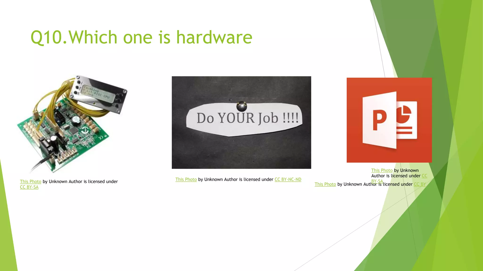 hardware vs software interactive quiz | PPTX