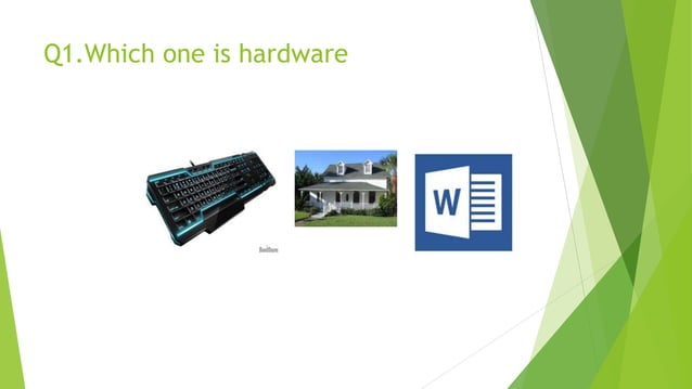 hardware vs software interactive quiz | PPTX | Computer Peripherals | Computing