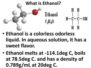 Ethanol | PPTX