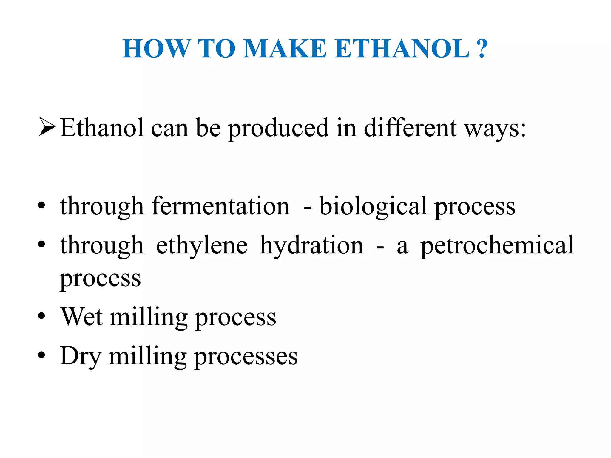 Ethanol | PPTX