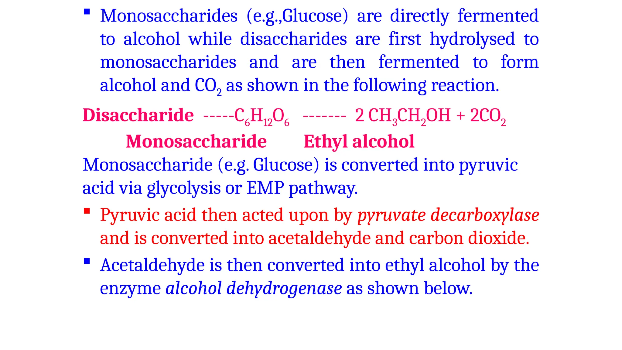 ethanol fermentation production Recovery | PPTX