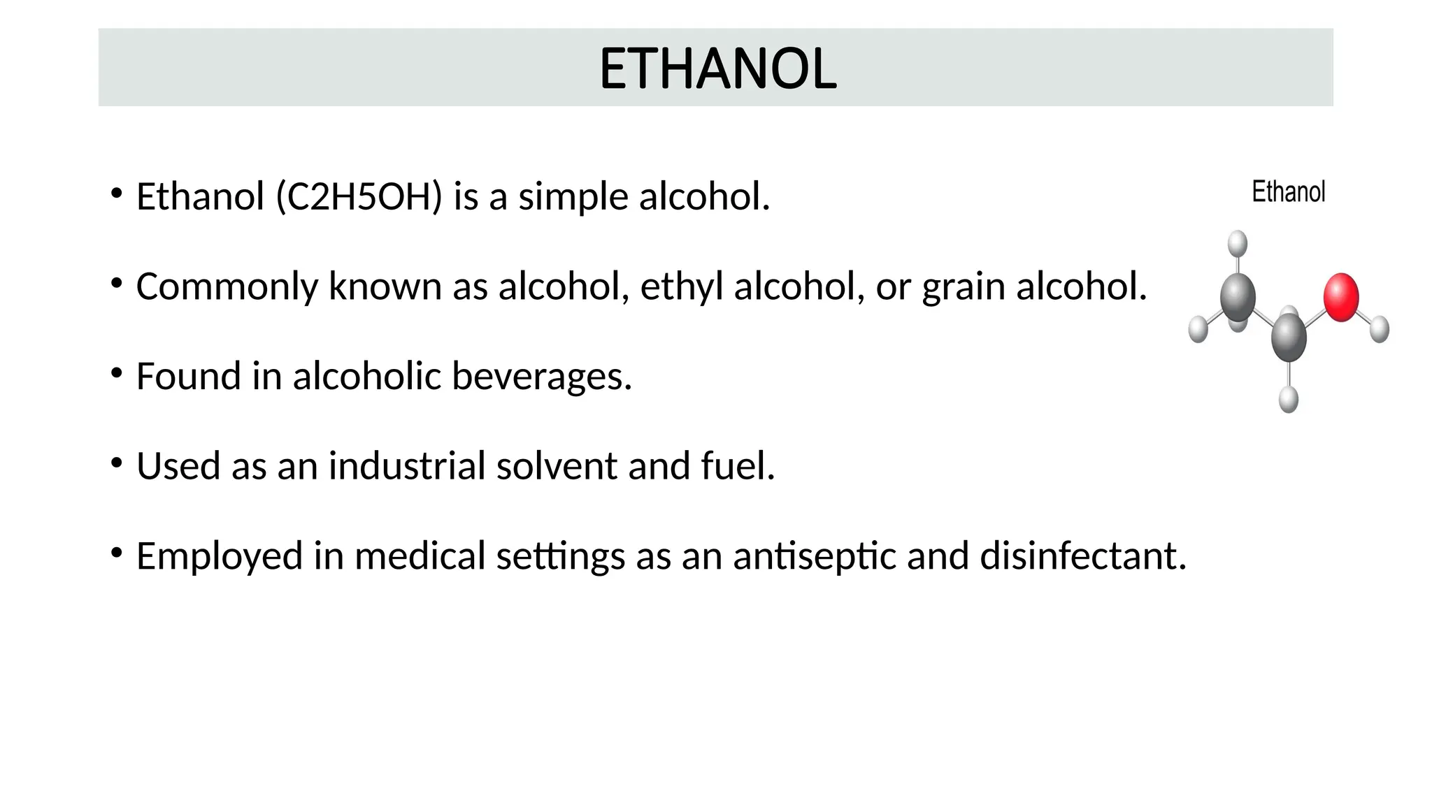 Describe the symptoms and management of ethanol and methanol poisonings ...