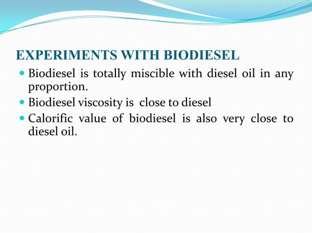 Ethanol biofuel and biodiesel | PPTX