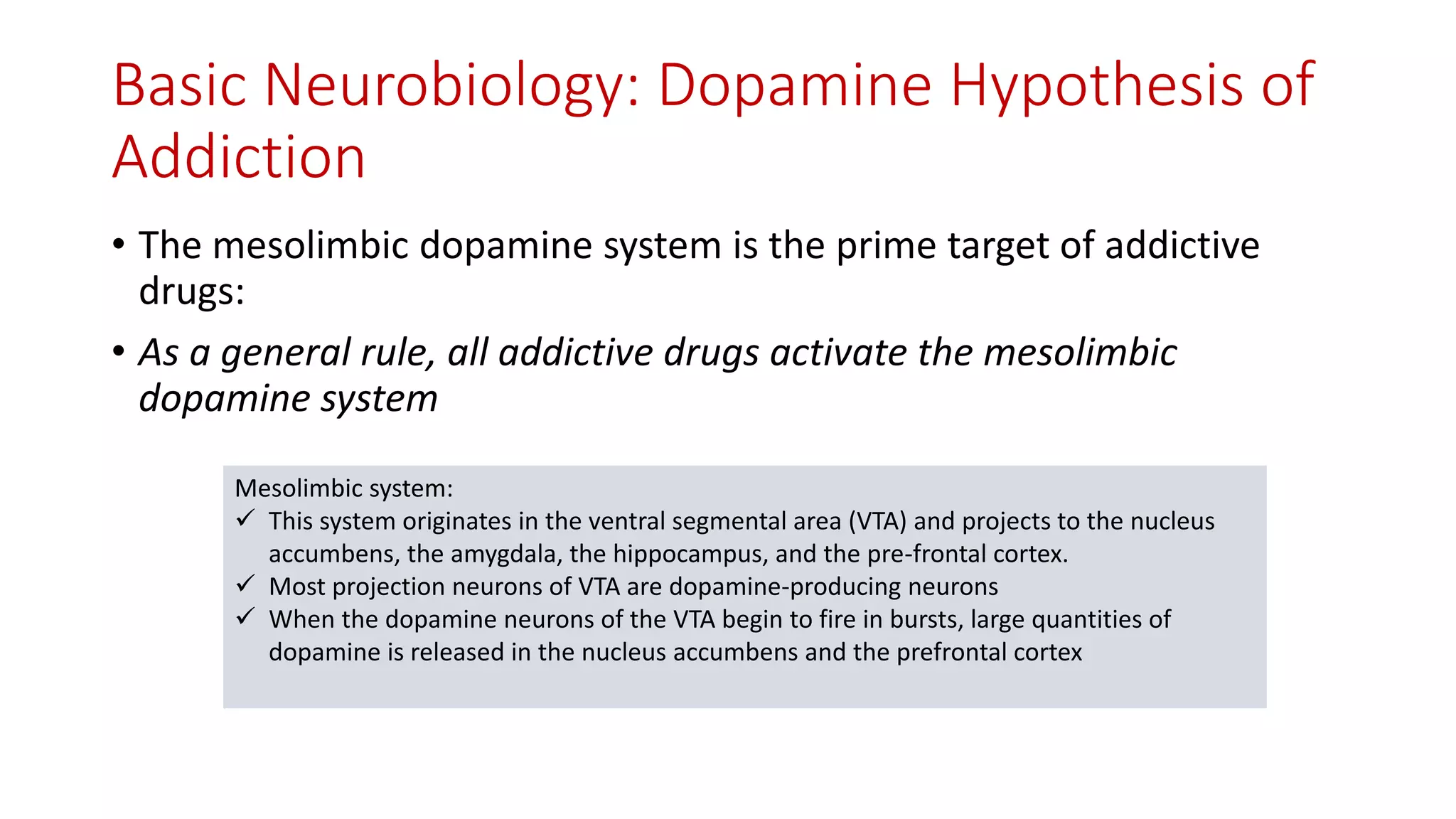 Ethanol, drug use disorders & addiction | PPTX