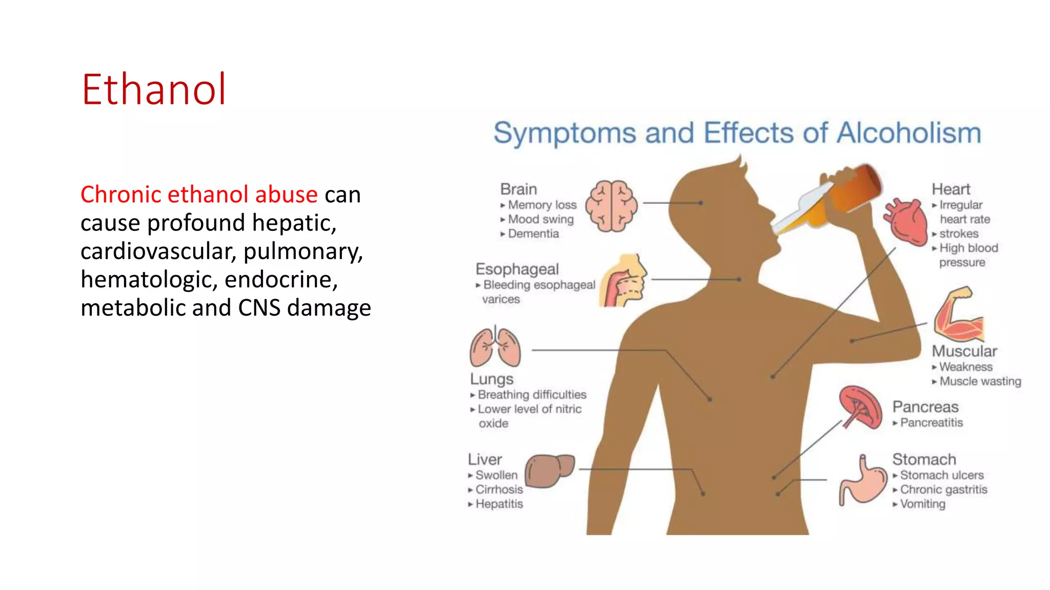 Ethanol, drug use disorders & addiction | PPTX