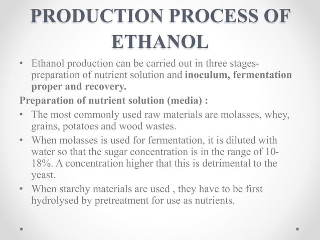 Ethanol fermentation | PPTX | Alcoholic Beverages | Food & Drink