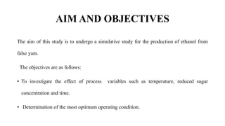 Ethanolic composition of false yam derivatives and its extraction using ...