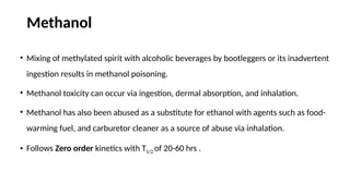 Ethanol Methanol, Symptoms & management of ethanol & methanol poisoning ...