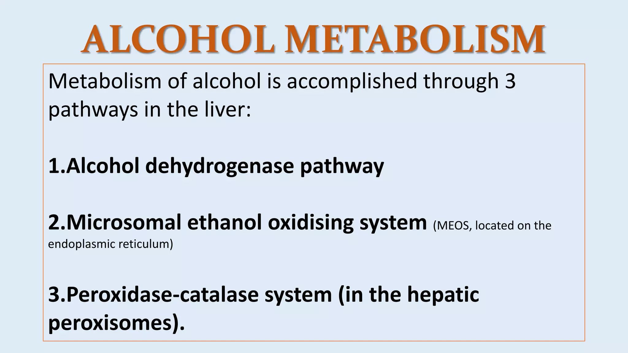 Ethanol poisoning | PPTX