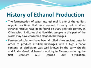 Ethanol production, Lecture 07, Fuel Technology2.pptx