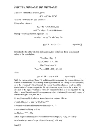 Ethanol production line | PDF