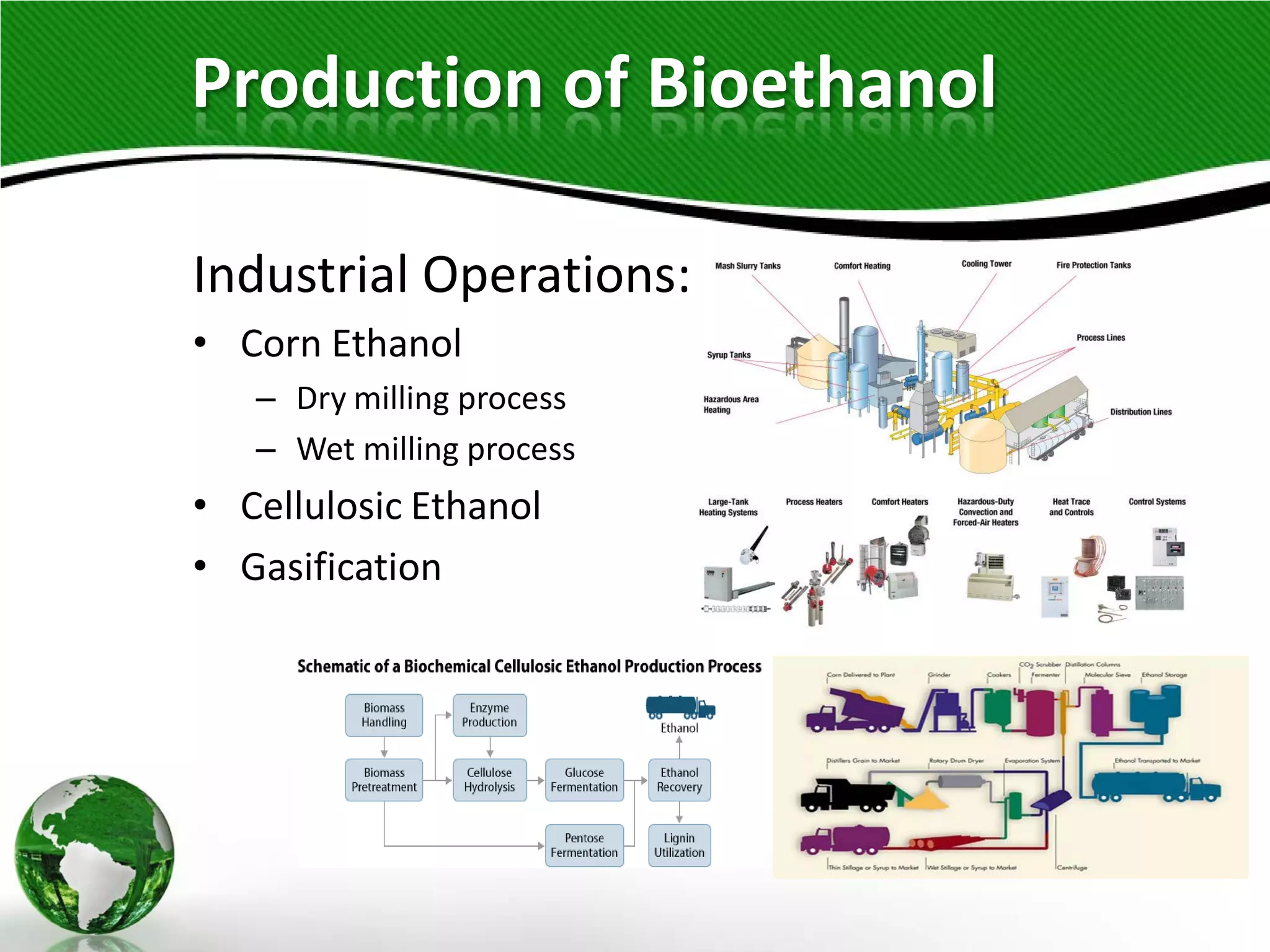 Corn and Lignocellulosic Ethanol Production Processes | PDF