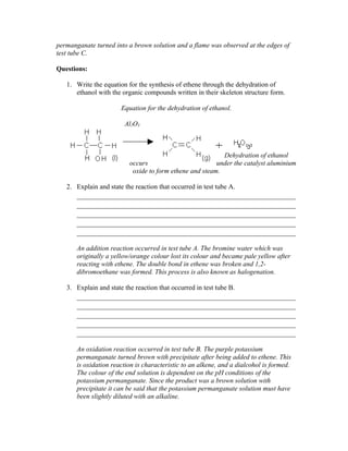 Ethene practical | DOC
