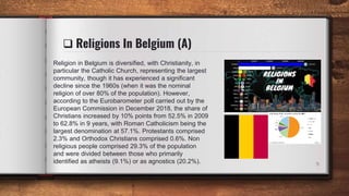 Ethenic composition between belgium and sri lanka | PPTX